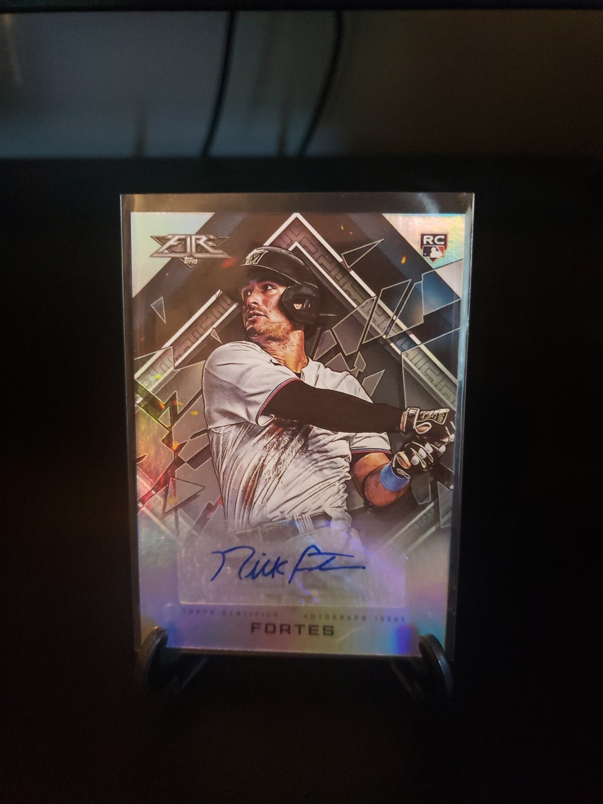 Nick Fortes 2022 Topps Fire Rookie Auto Foil. Marlins RC | eBay