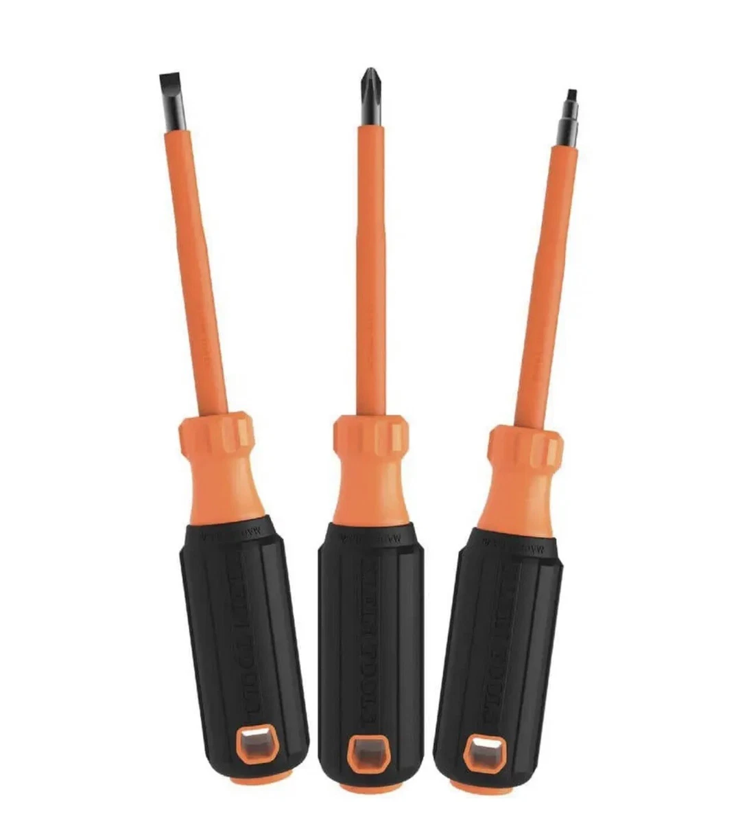 Klein Tools Screwdriver Set, 1000V Slim-Tip Insulated And