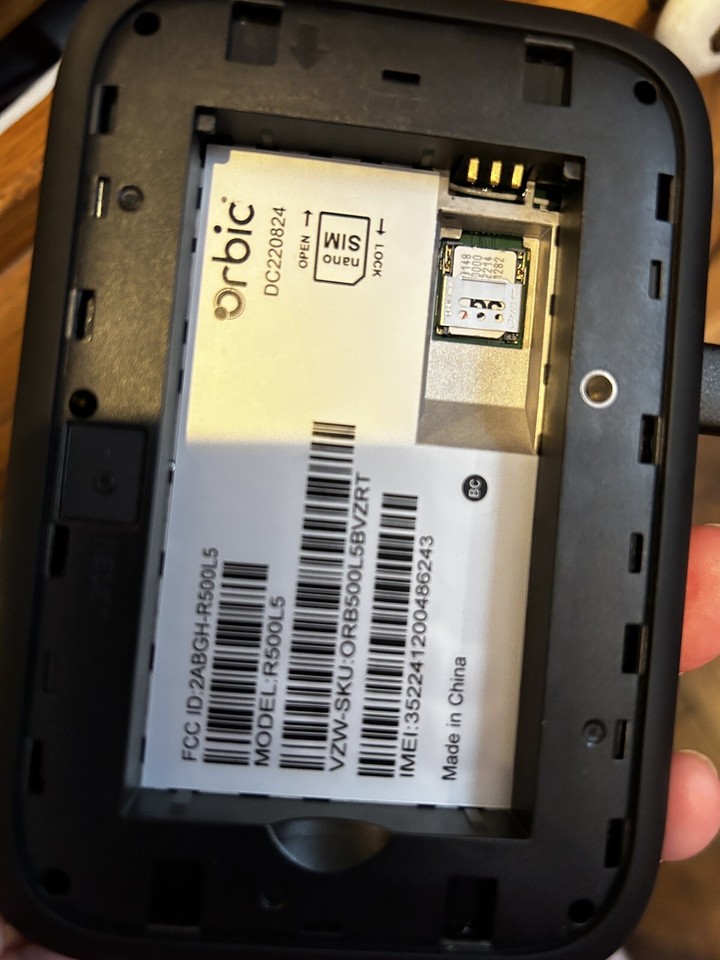 Orbic R500L5 Speed 5G UW HOTSPOT MOBILE MODEM MiFi ROUTER UNLOCKED | eBay
