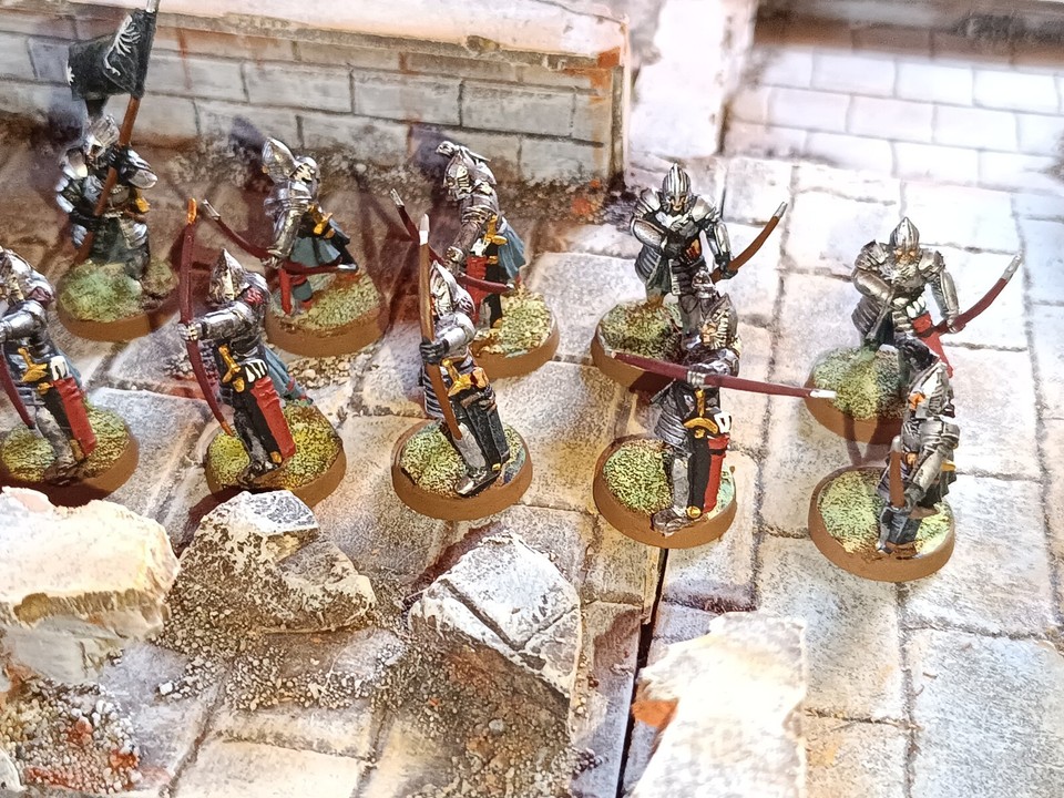 Warhammer Fantasy LOTR - Minas Tirith Warriors Archer Unit - GW / pro ...
