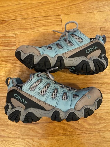 Oboz Sawtooth II Low Womens 8 B-DRY Waterproof Hiking Shoes Low Blue | eBay