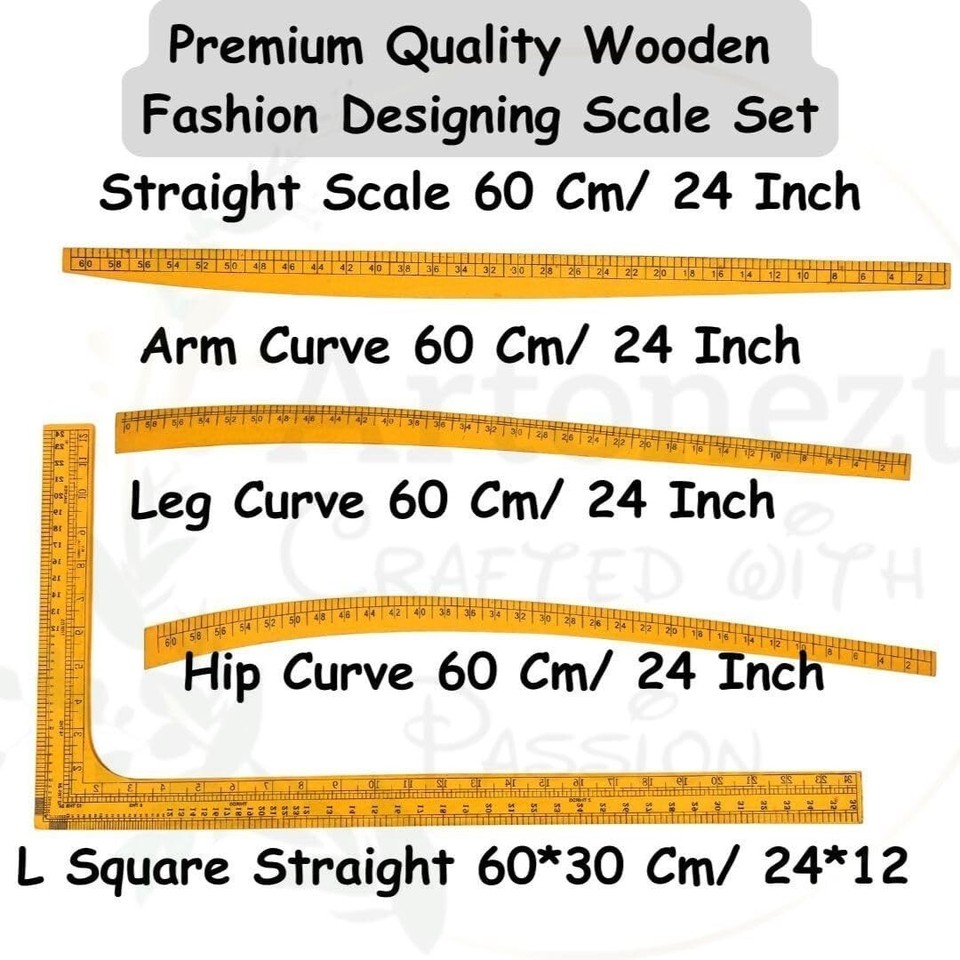 Tailoring Stitching Fashion Designing Scale Sewing ruler Armhole Curve ...