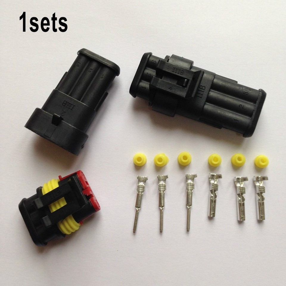 Electrical Waterproof Connector Kit for Car and Boat Wiring with 1 6 ...