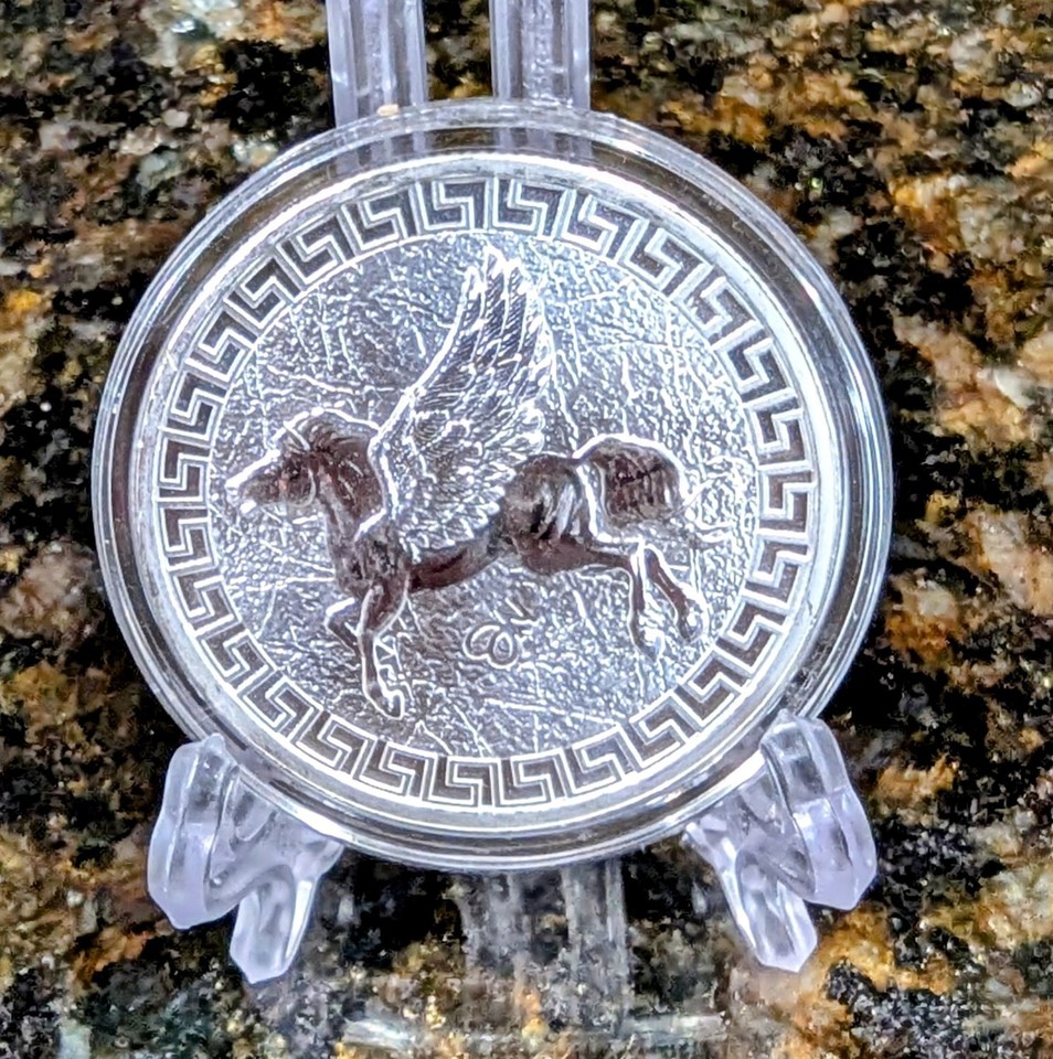 2022 1 oz .999 silver PEGASUS St. Helena coin BU Queen Elizabeth II | eBay