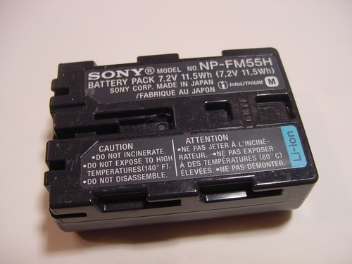 GENUINE SONY BATTERY NP-FM55H | eBay