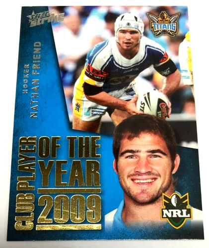 2011 NRL STRIKE CARD CLUB PLAYER OF YEAR CHASE CARD CP5-NATHAN FRIEND-TITANS | eBay Australia