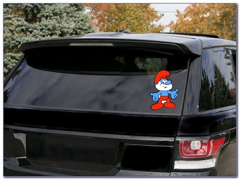 PAPA SMURF Vinyl Decal Laptop Sticker | eBay