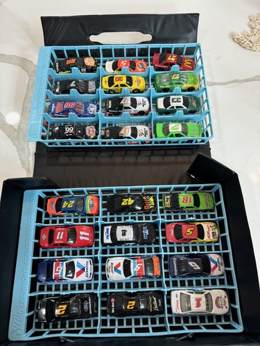 NASCAR collector’s Racing Case ~~ Includes ALL CARS & Trays! Diecast ...