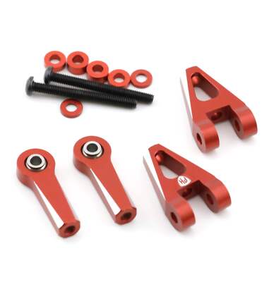Powerhobby Aluminum Rear Upper Arms Set Red Kyosho 1/10 Fazer Mk2 | eBay