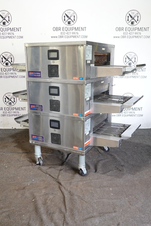 2021 MIDDLEBY MARSHALL CTX ELECTRIC TRIPLE STACK PIZZA CONVEYOR OVEN ...
