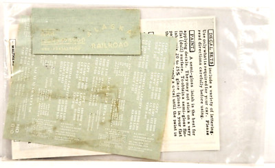 Walthers HO Scale Decals #934-11910 Alaska Railroad Auto or Box Car ...