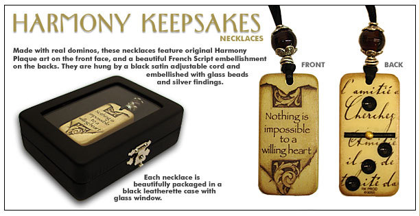 Harmony Keepsakes Domino Necklace - MOMENTS OF SILENCE - RKP-HK-10350 | eBay