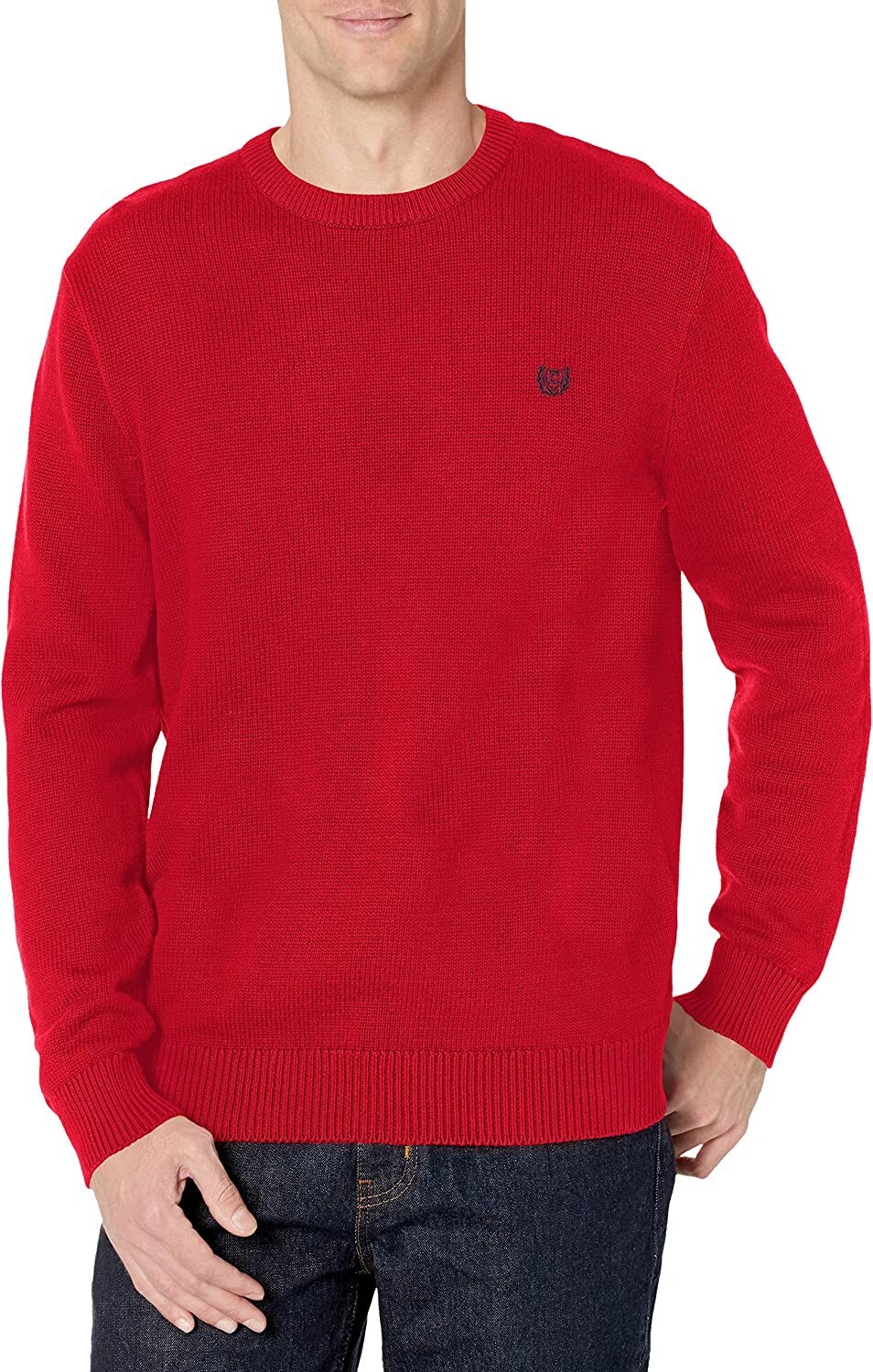 Chaps Men's Classic Fit Cotton Crewneck Sweater 2XL Park Avenue RED NWT ...