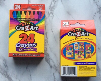 (2 Pack) Cra-Z-Art 24 Count Smoother Brighter Colors Crayons - FREE ...