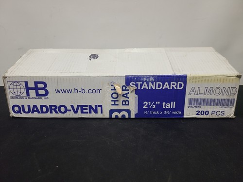 Quadro-Vent, Honeycomb Wall Top Vent, Box/200 Light Yellow New | eBay