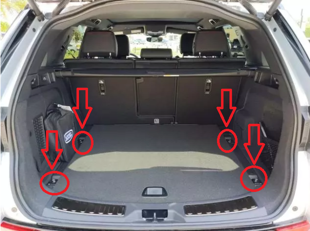 Rear Trunk Floor Style Mesh Cargo Net for Land Rover Discovery Sport ...