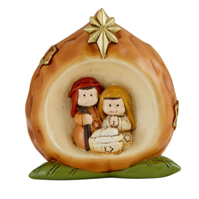 Autom Christmas Decor - Walnut Navtivity Holy Family Scene | eBay