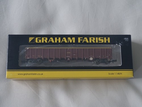 GRAHAM FARISH 377-651A MBA MEGABOX HIGH-SIDED BOX WAGON EWS N GAUGE ...