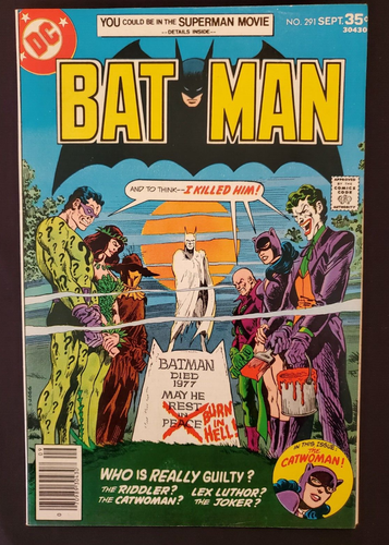 DC Batman #291 (1977) ~ Mr. Freeze! ~ Catwoman! ~ High Grade Copy! | eBay