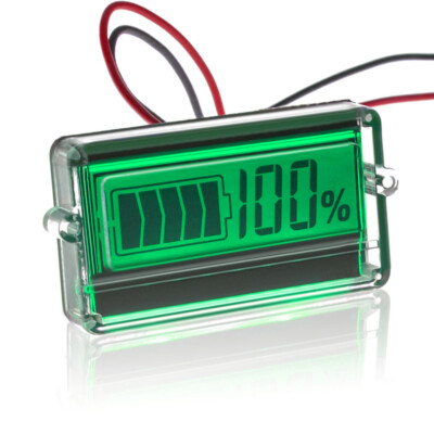 Waterproof LCD Battery Capacity Power Indicator Display for 12V Blue ...
