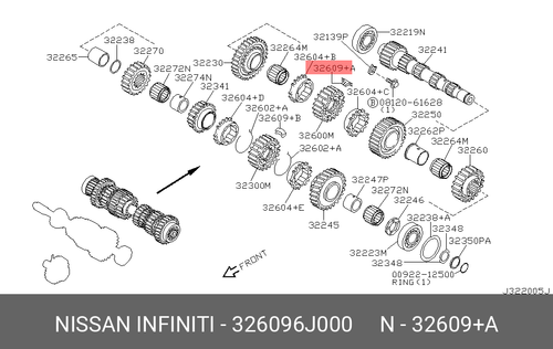 Genuine OE Insert Shifting 326096J000 , 32609-6J000 | eBay.de