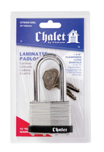 Padlock C7650 Chalet by Chateau Laminated 2" / 50mm for sale online | eBay