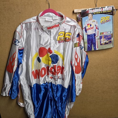 Talladega Nights Nascar Ricky Bobby Racing Jumpsuit Costume Plus Size ...