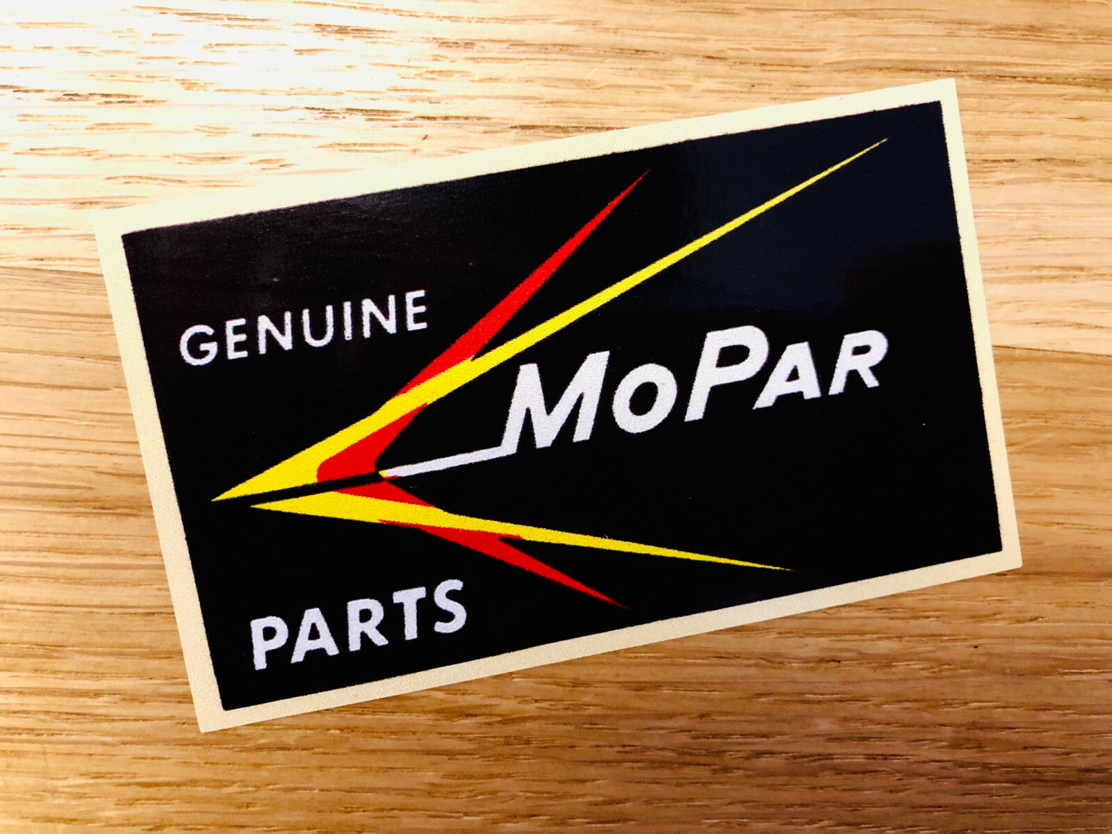 MOPAR GENUINE PARTS Aufkleber Sticker Old School Drag Racing Motorsport ...
