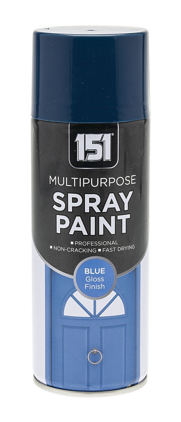 151 Multi Purpose Aerosol Spray Paint Matt Gloss Chrome Lacquer Wood ...