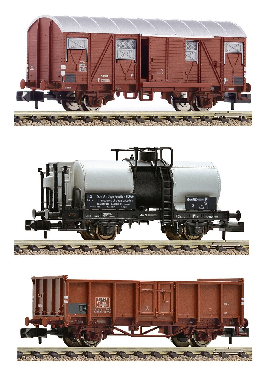 Fleischmann 880909 Set Of 3 Freight Cars Of The FS - Scale N for sale ...