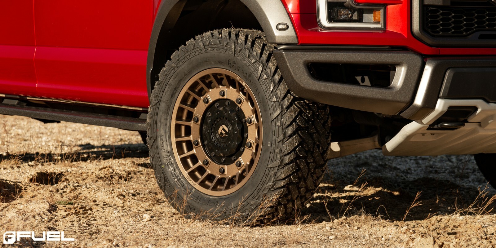 20x10 Fuel Militia Wheels Rims Matte Bronze D725 Rhino F-150 Method ...