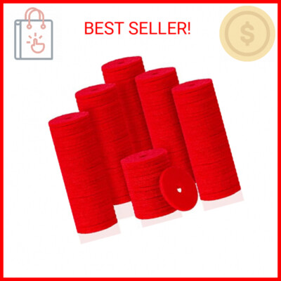 100 Pieces Sewing Machine Spool Pin Felt Pad Red Spool Pin Felts Thread ...