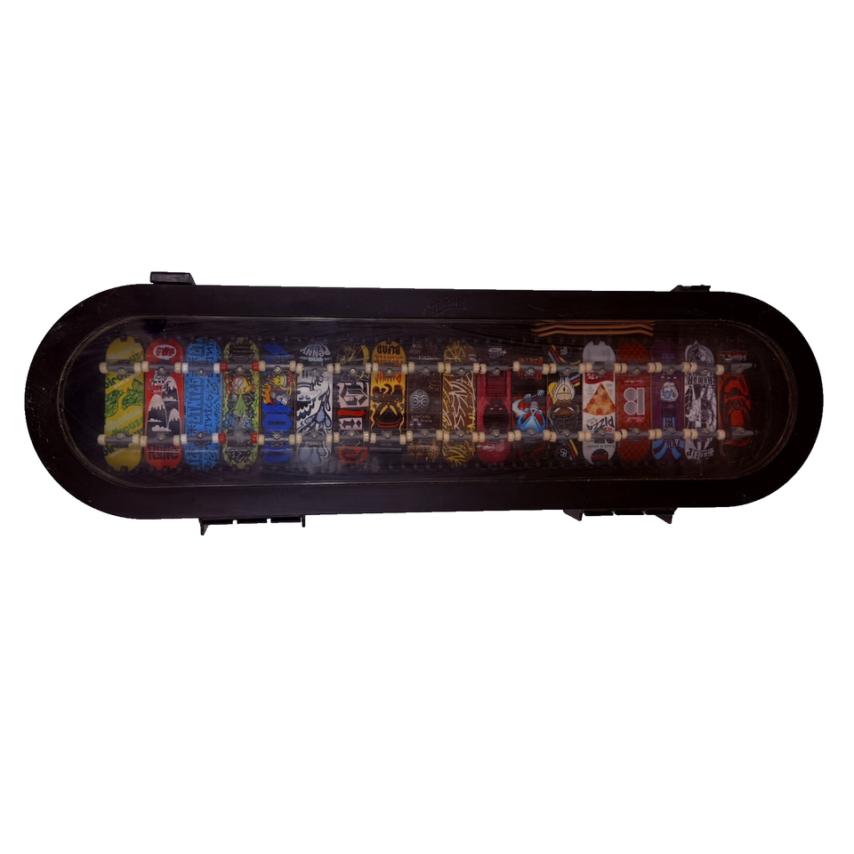 Tech Deck Skateboard Lot X 18+3 Decks + Case + 5 Ramps Birdhouse Etnies ...