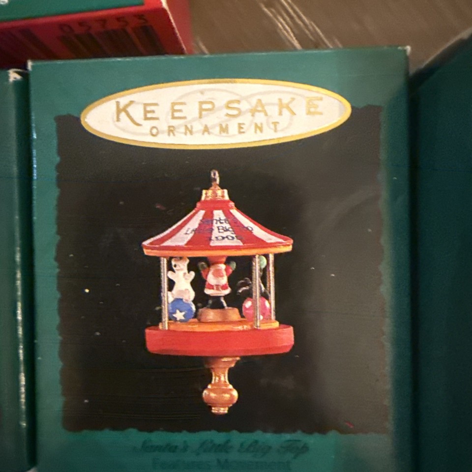 Miniature & Reg Hallmark Ornaments Lot 7 New Open Box Christmas Tree ...