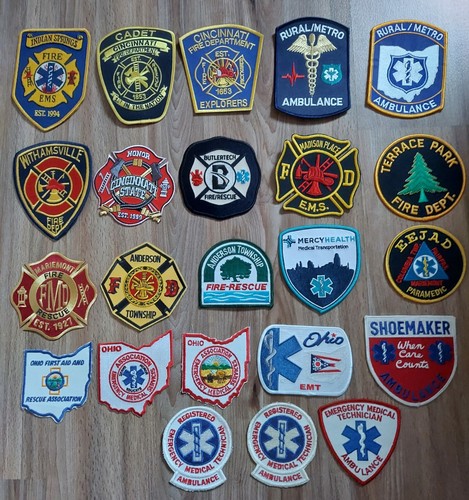 Cincinnati Ohio Oh Area Vintage Rare Fire Department EMT EMS Ambulance ...