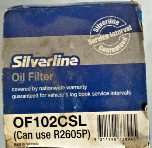 SILVERLINE OF102CSL - Cartridge Oil Filter - Check Listing below - NOS ...