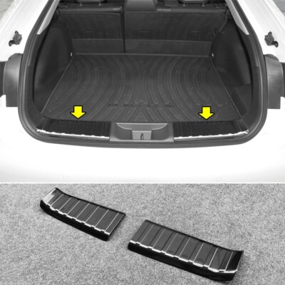 Black Meta Brushed Rear Bumper Applique Protector For Toyota Prius 2023 ...