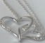 Avon Sterling Silver 925 RJ SIGNED Hearts Intertwined Necklace Pendant ...