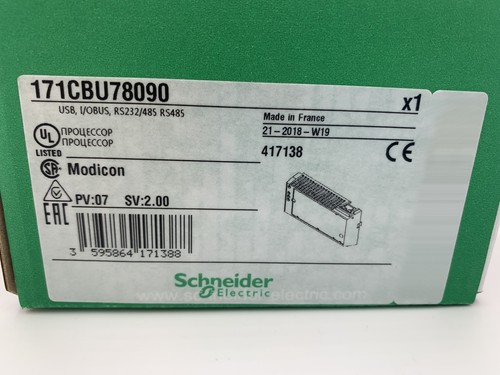 Modicon Momentum Unity M1 Processor 171CBU78090 Schneider Electric CPU ...