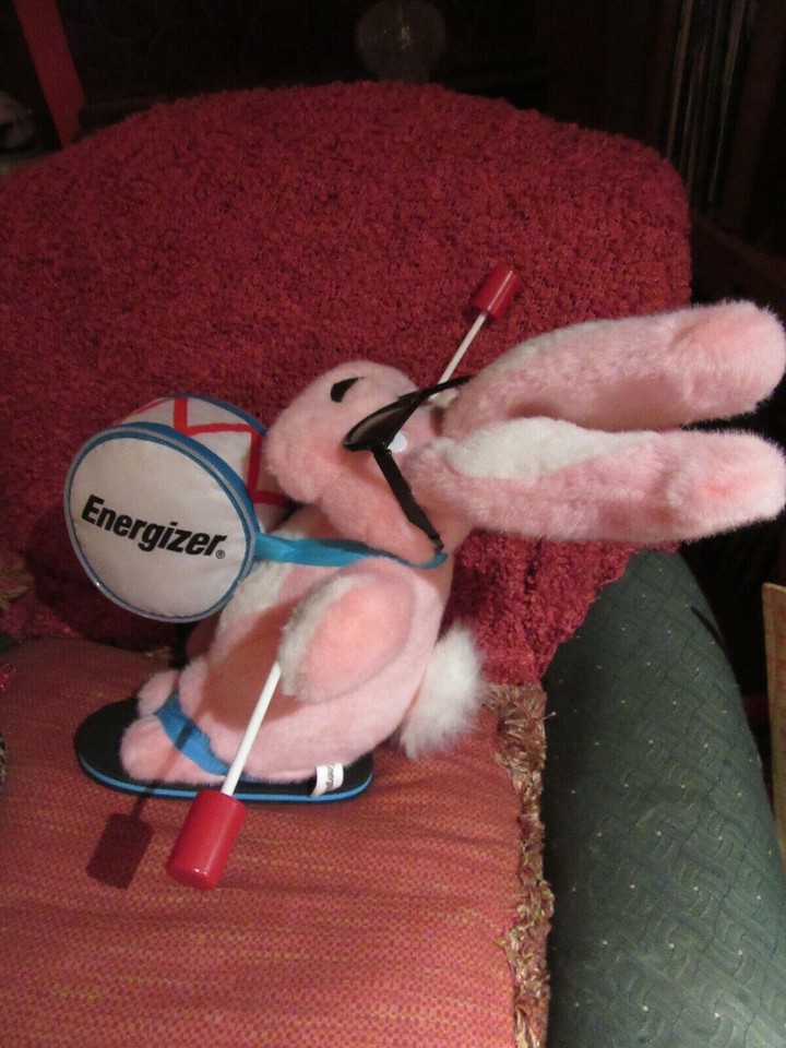 Energizer Bunny Large 21” Plush Stuffed Rabbit Toy with Drum and Sticks ...
