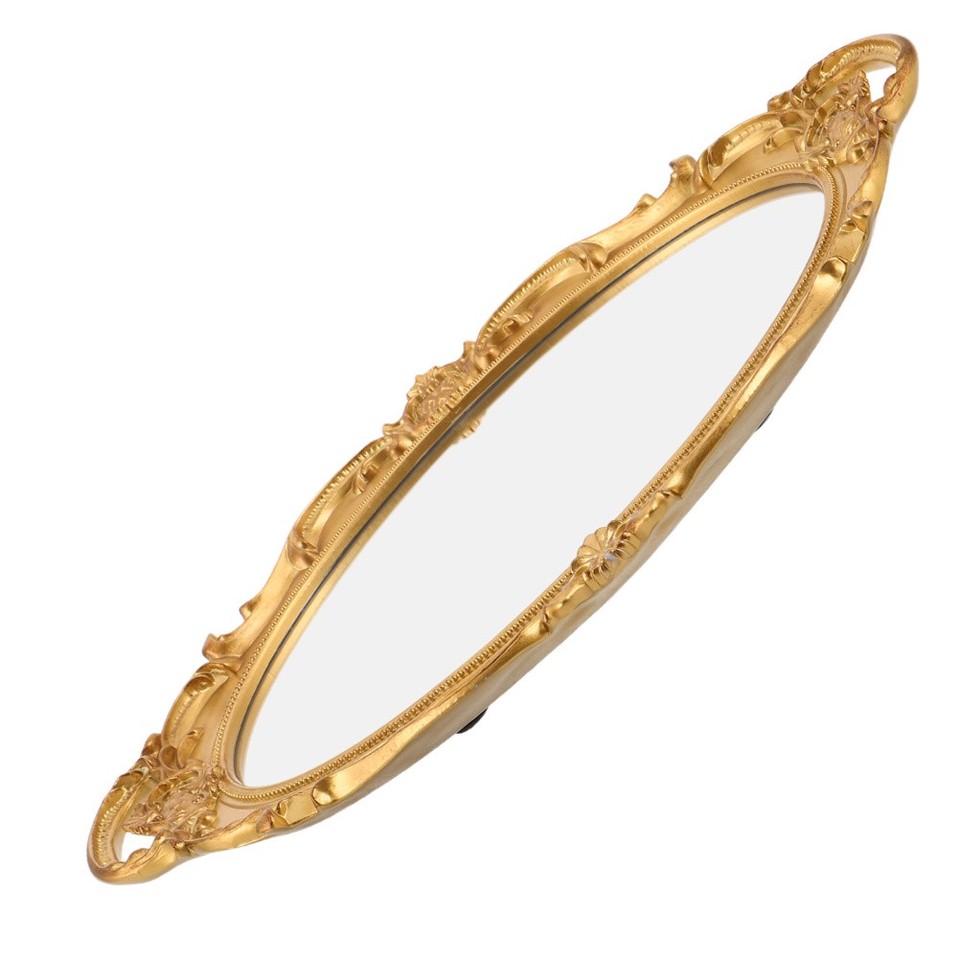 Small Tabletop Dressing Mirror - Vintage Countertop Makeup Mirror ...