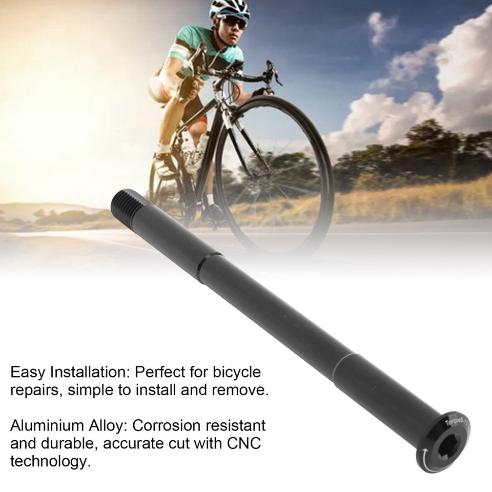Bike Thru Axle Aluminium Alloy Hollow Front Hub Thru Tube Light Weight ...