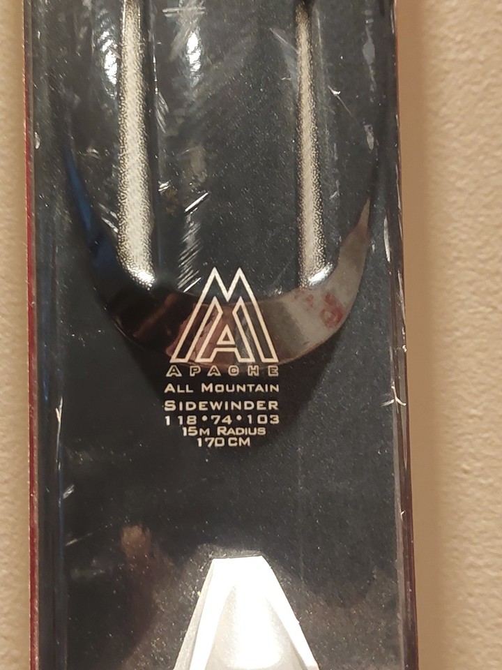 K2 Apache Sidewinder 170CM Adult All Mountain Skis W/ Marker MOD 10.0 ...