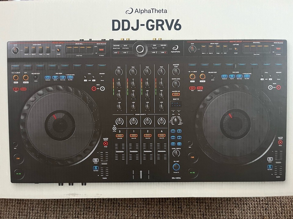 Pioneer AlphaTheta DDJ-GRV6 DJ Controller Compatible with Rekordbox ...