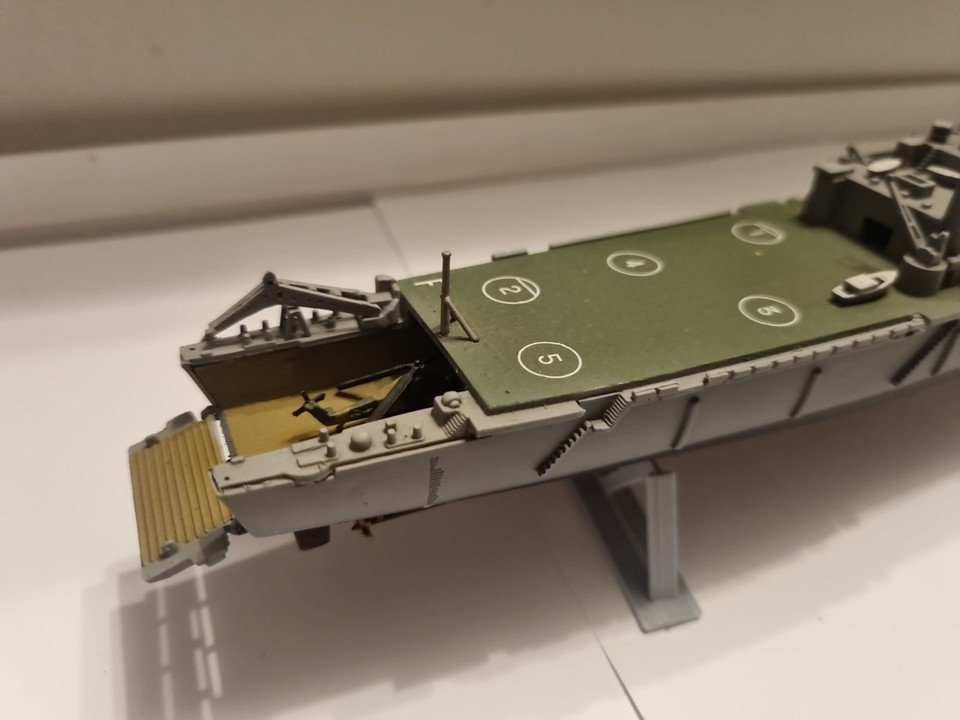 Airfix 1/600th HMS Fearless Pre Built With Excellent Paint Job | eBay UK