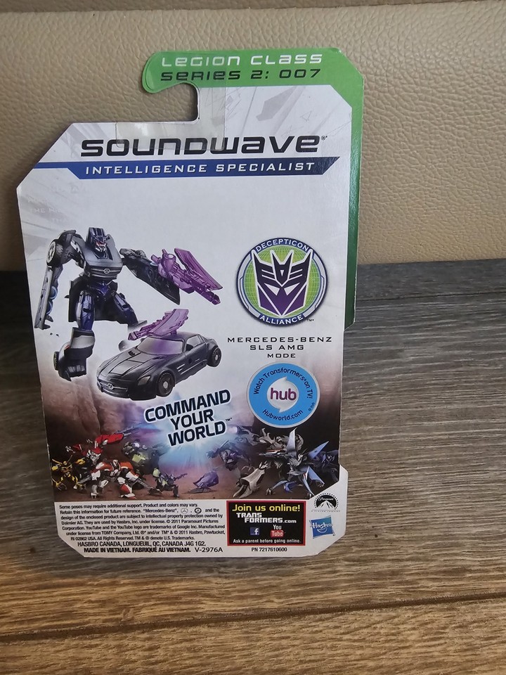 Transformers Prime Cyberverse Legion Class Soundwave Intelligence ...