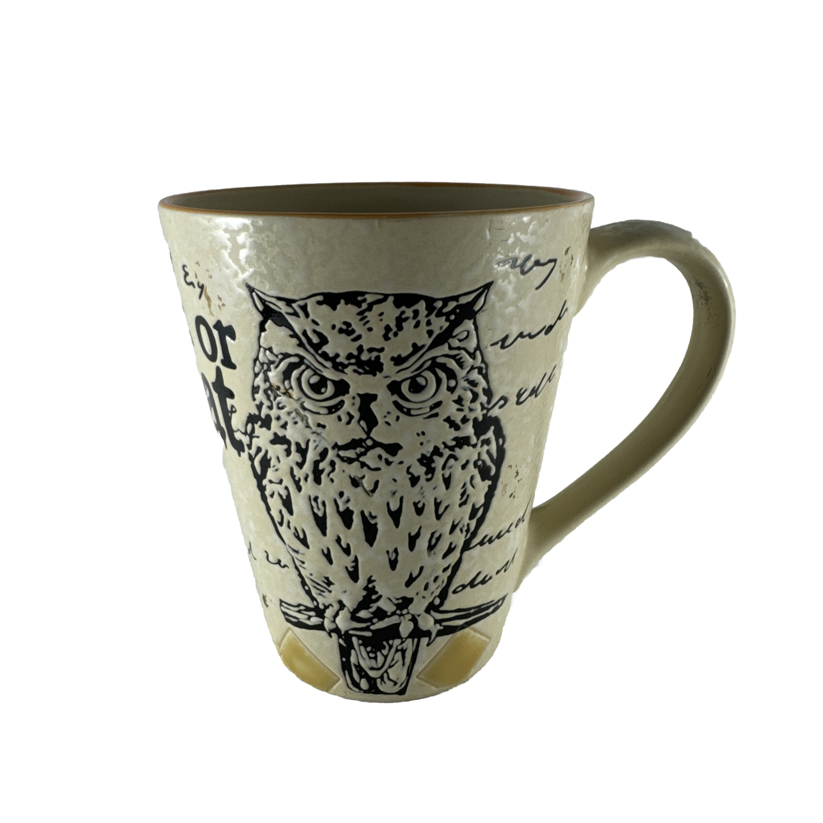 Spectrum Designz Trick Or Treat Embossed Ceramic Coffee Mug 16 oz Owl ...