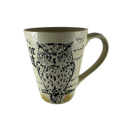 Spectrum Designz Trick Or Treat Embossed Ceramic Coffee Mug 16 oz Owl ...