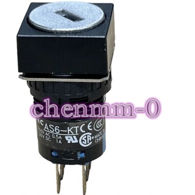 1PC NEW IDEC 16MM square two speed self-locking key switch AS6Q-2KT2AC ...