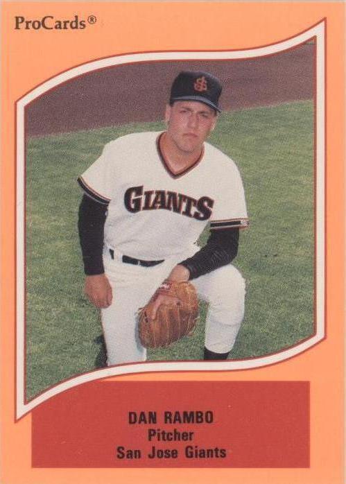 1990 ProCards A & AA Minor League Stars - Dan Rambo #145 (RC) for sale ...